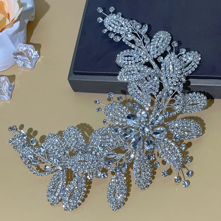 Diadema ancha para novia hecha a mano, con diseño original y ornamenta ...